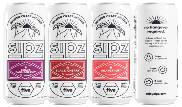 Sipz CBD Ready-to-Drink Beverages- 24pk Bundle (made by five™ ) - The ...